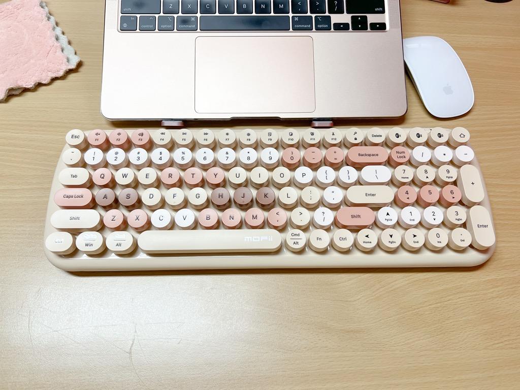 Mofii Candy BT Wireless Keyboard in Milk Tea, Mobile Phones & Gadgets ...