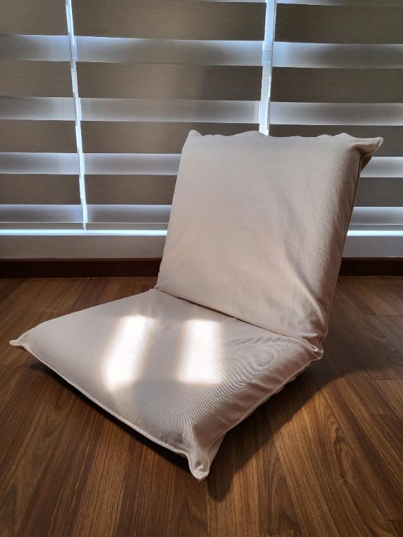 Muji Legless Chair (large w/ ecru cover), Furniture & Home Living ...