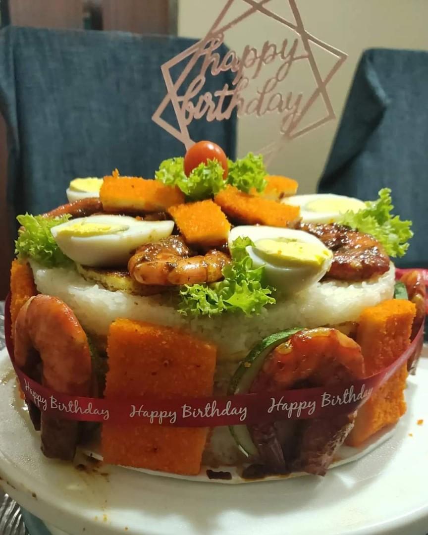 Nasi Lemak Cake, Food & Drinks, Homemade Bakes on Carousell