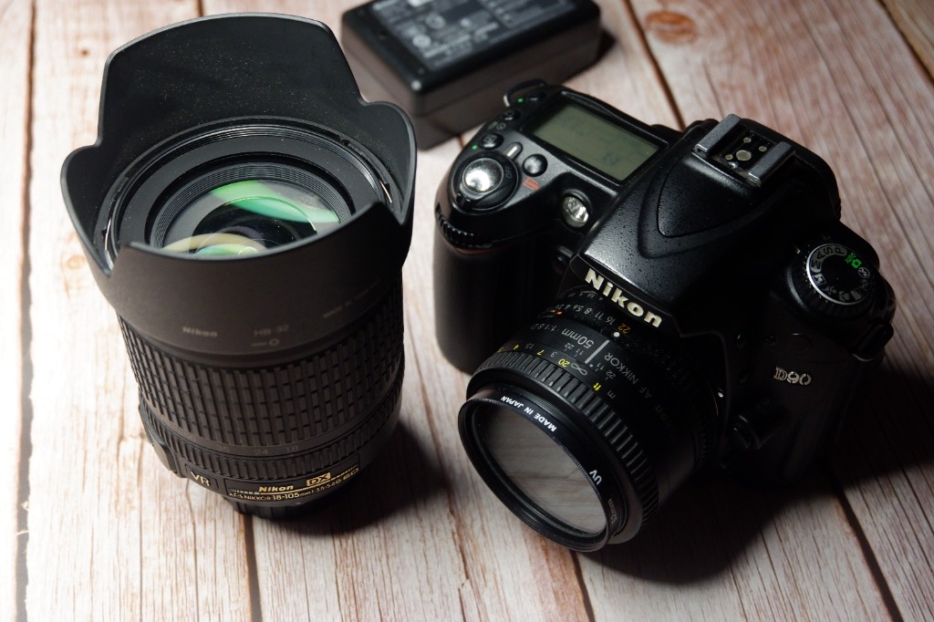 Nikon D90 wirh 18-105mm Kit Lens + 50mm 1.8D Nikkor Lens, Photography ...