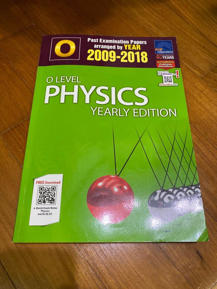O Level Physics Yearly Edition 2009-2018, Hobbies & Toys, Books ...