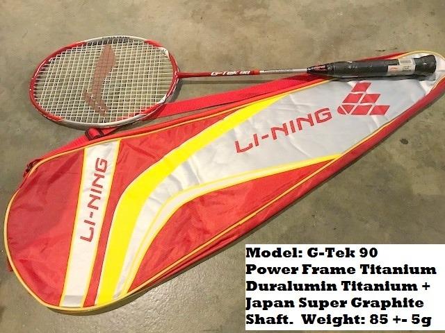[OFFER $49] NEW LINING LI-NING Badminton GOSEN racket GTEK 90 racquets ...