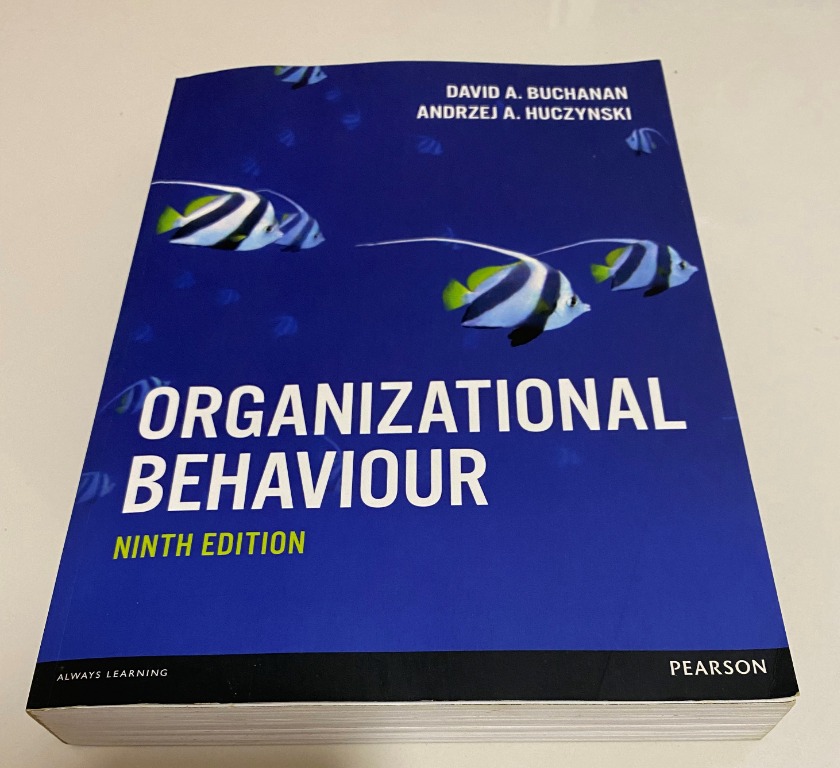 Organizational Behaviour, by Pearson, MBA Course Textbook, Hobbies ...