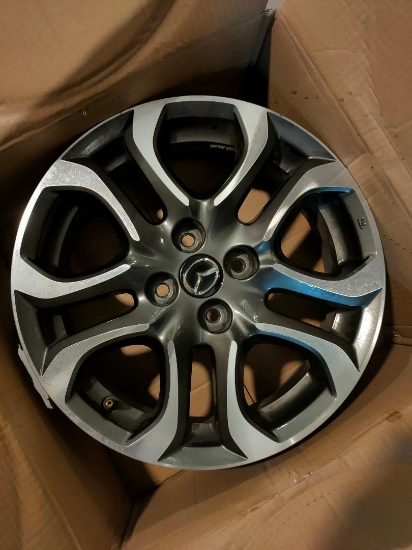 Original Mazda 2 Rim (Made by Enkei) 16 Inch x 5.5J, Auto Accessories ...