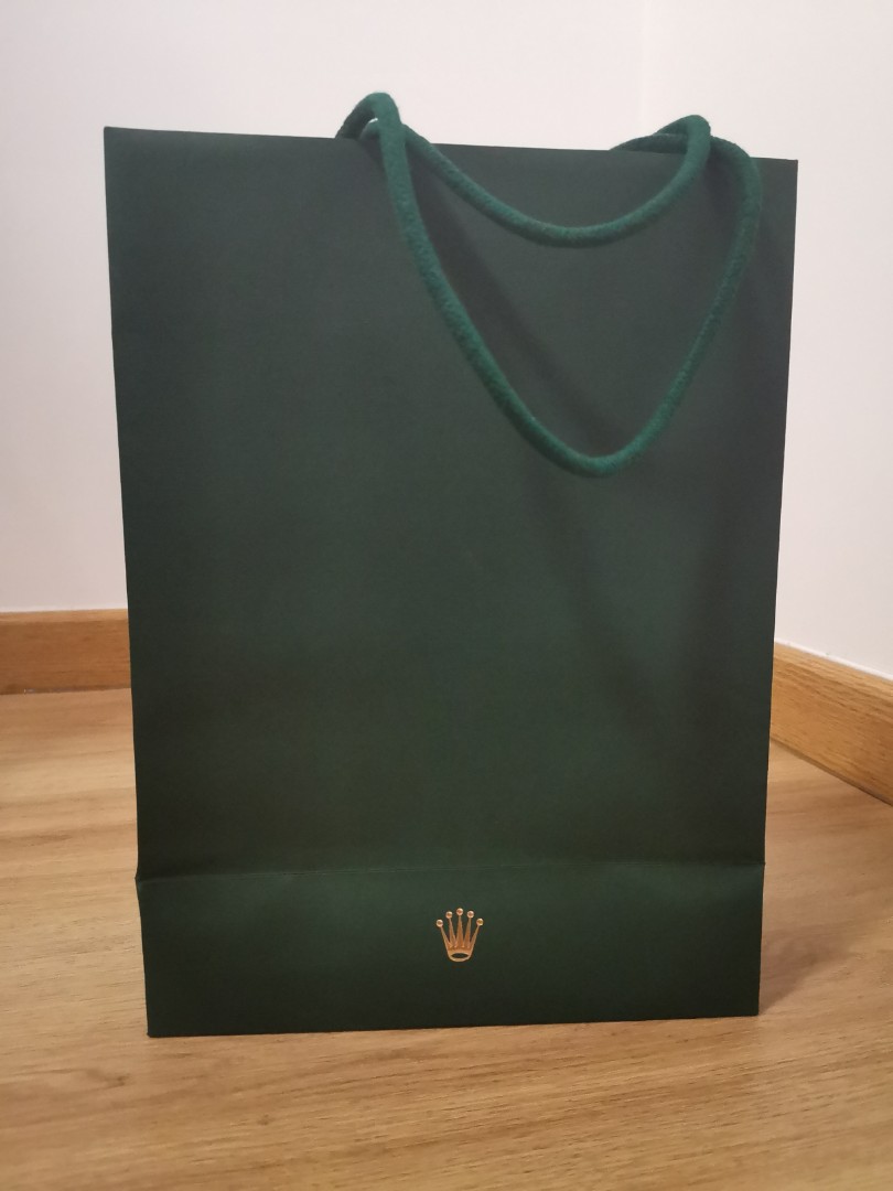 Original Rolex Paper Bag, Men's Fashion, Watches & Accessories on Carousell