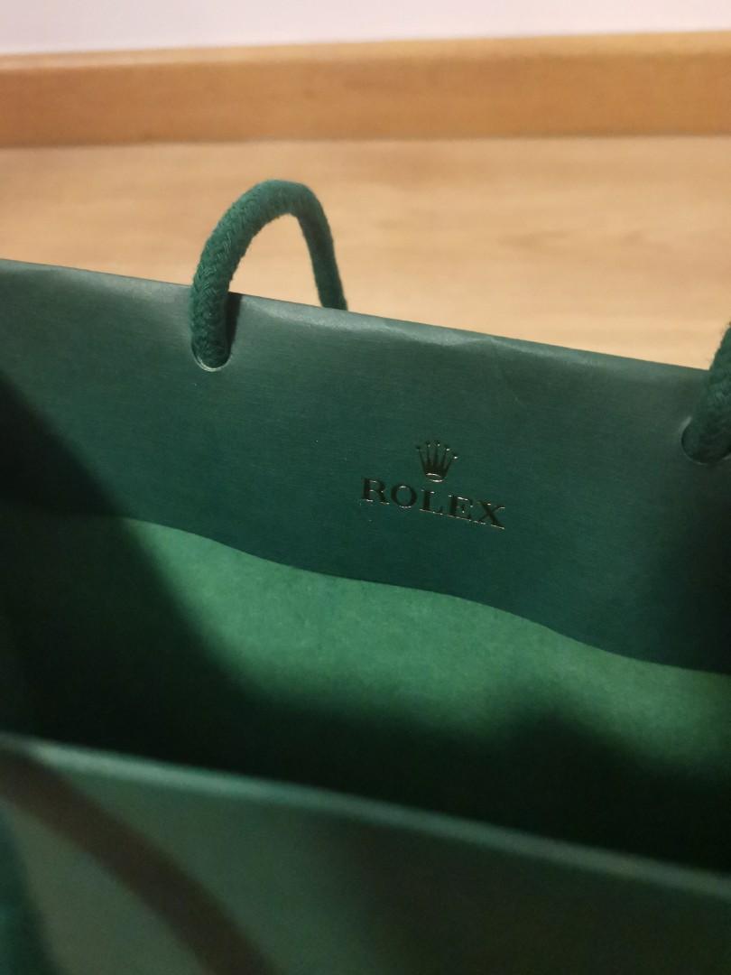 Original Rolex Paper Bag, Men's Fashion, Watches & Accessories on Carousell