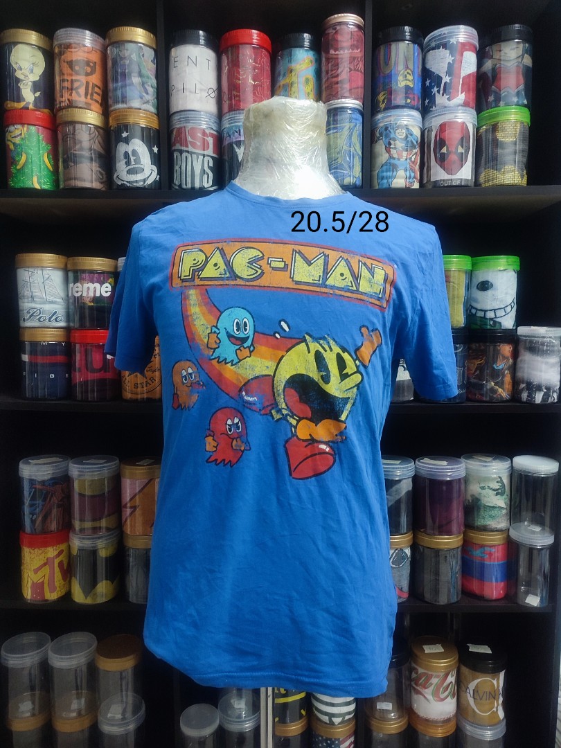 PAC-MAN, Men's Fashion, Tops & Sets, Tshirts & Polo Shirts on Carousell