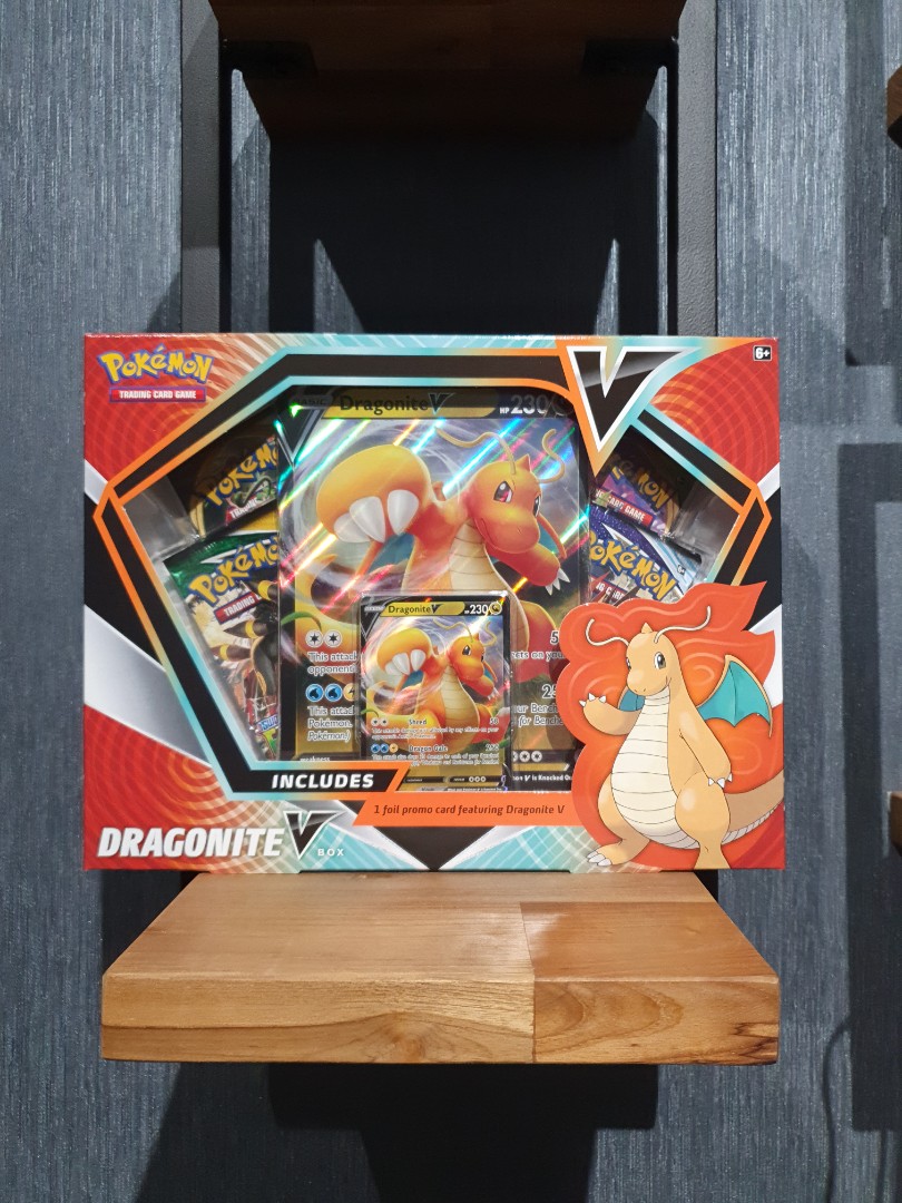 Pokemon TCG Card Dragonite V Box MISB, Hobbies & Toys, Toys & Games on ...