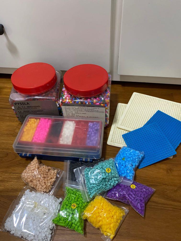 Pyssla Beads Bundle, Hobbies & Toys, Stationery & Craft, Handmade Craft ...