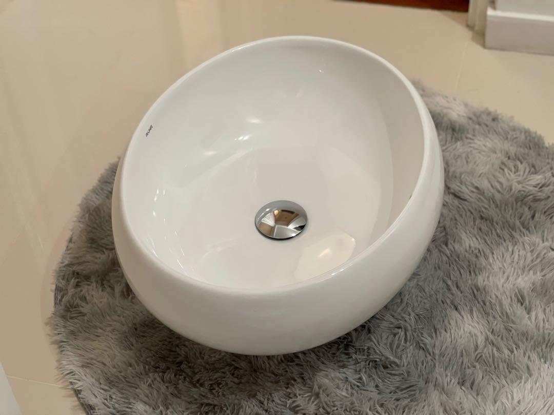 Rigel Pebble countertop Basin RL-RS5011 + Rigel basin stopper ...