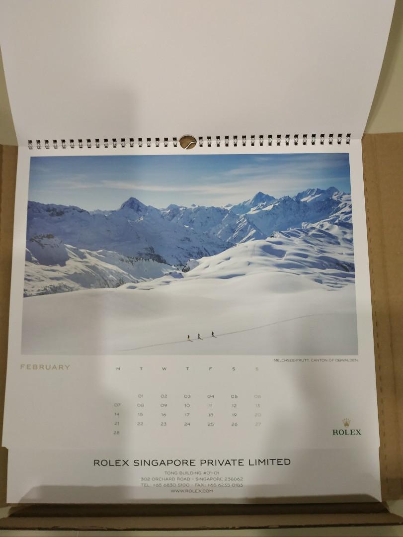 Rolex calendar 2022, Luxury, Accessories on Carousell