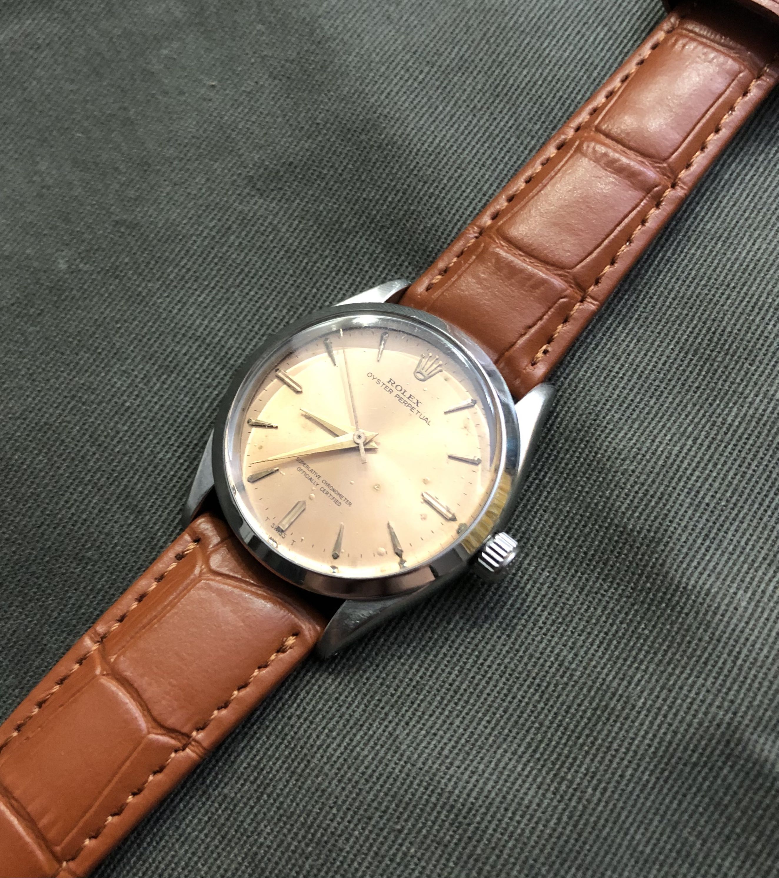 Rolex Ref.6565 Vintage Men Automatic Watch 34mm (Project Reborn), Men's ...
