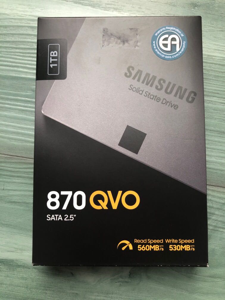 Samsung 870 QVO 1TB, Computers & Tech, Parts & Accessories, Hard Disks ...