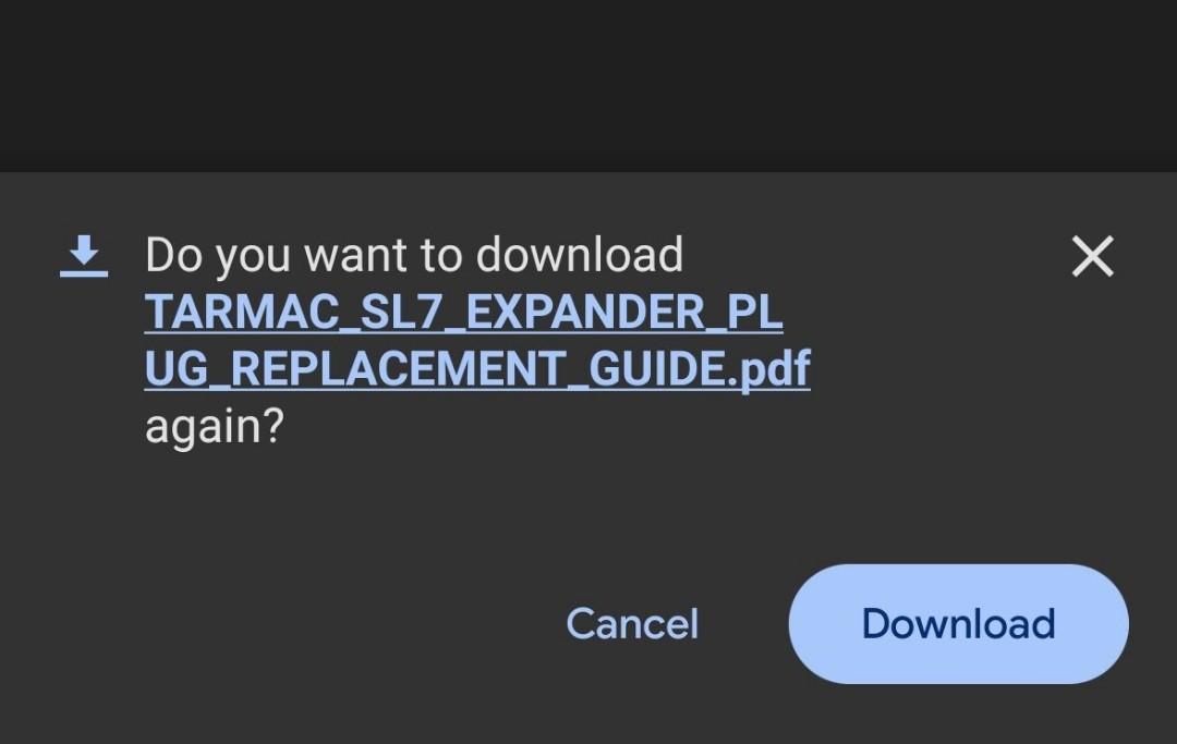 Specialize TARMAC SL7 EXPANDER PLUG REPLACEMENT, Sports Equipment ...