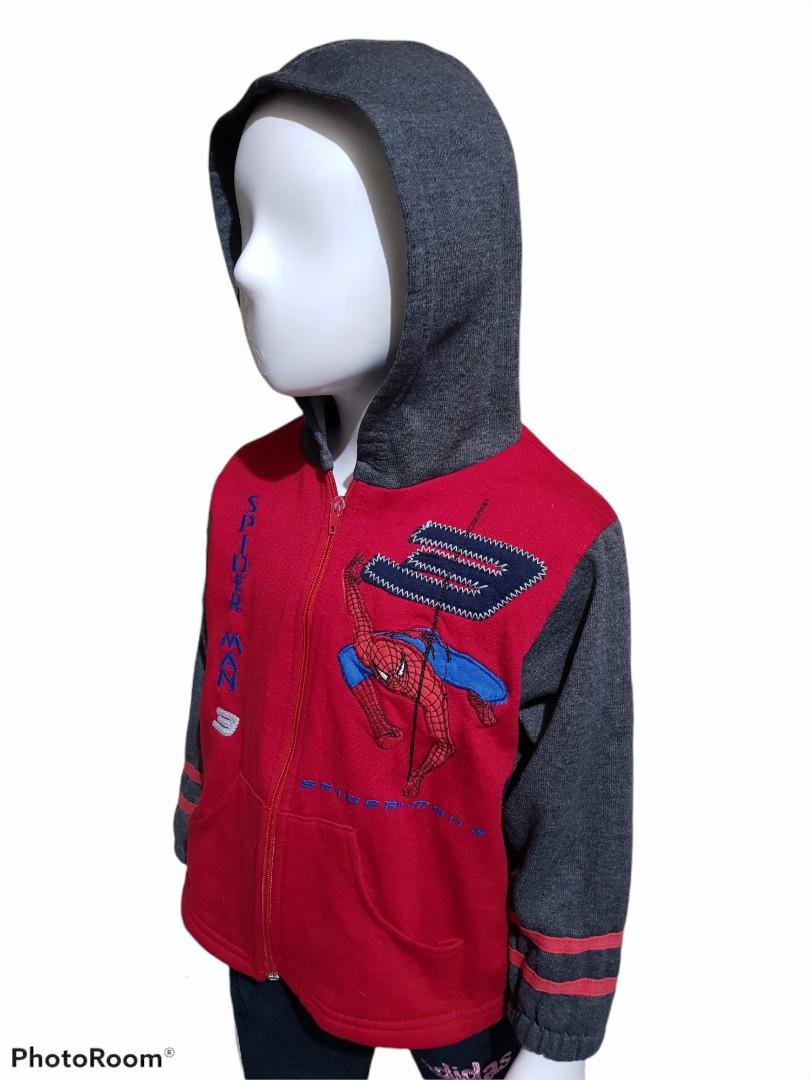 SPIDER MAN 3 Hoodie Jacket age 3T, Babies & Kids, Babies & Kids Fashion ...