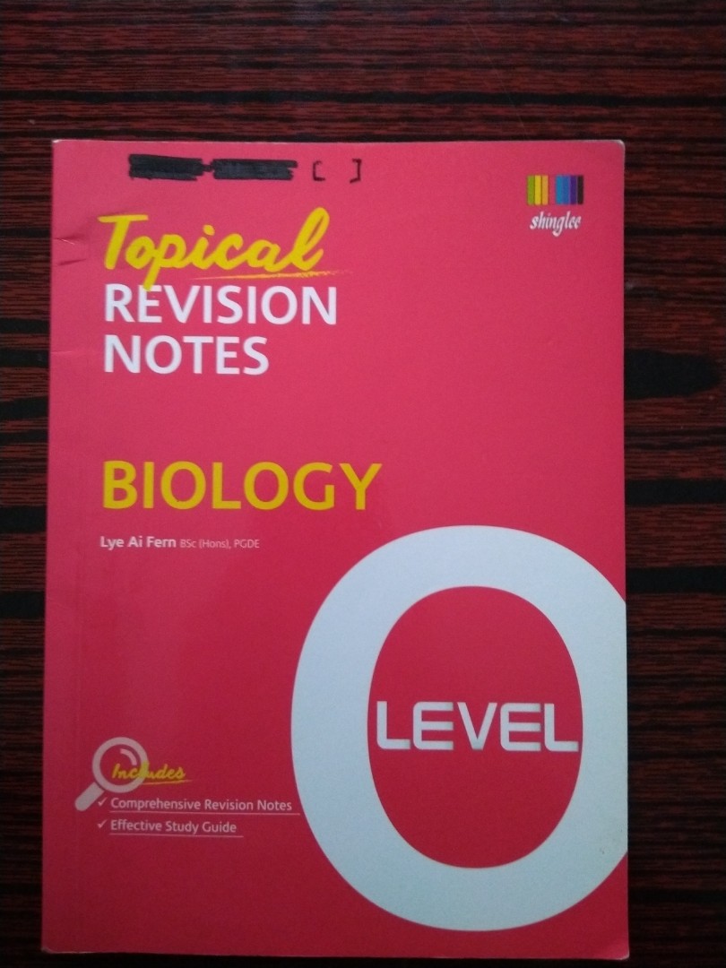 Topical Revision Notes - Biology Olevel, Hobbies & Toys, Books ...