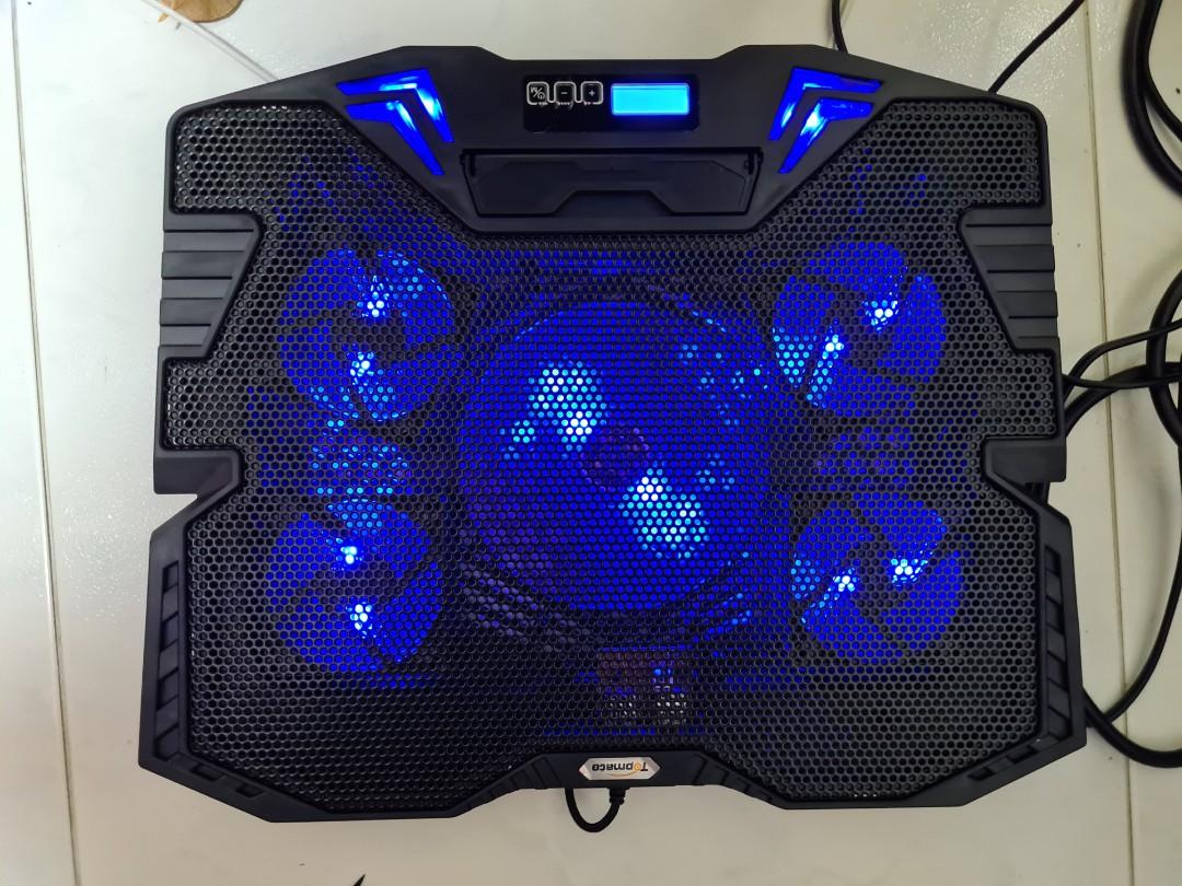 TopMate C5 12-15.6 inch Gaming Laptop Cooler Cooling Pad | 5 Quiet Fans ...