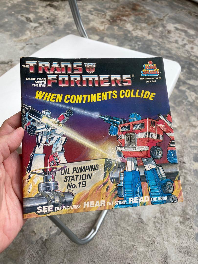 Transformers G1 Optimus Prime Megatron Book Comic Magazine Original ...