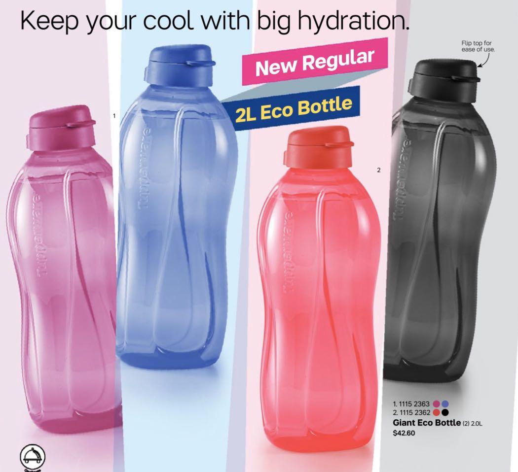 Tupperware 2L purple bottle, Furniture & Home Living, Kitchenware ...