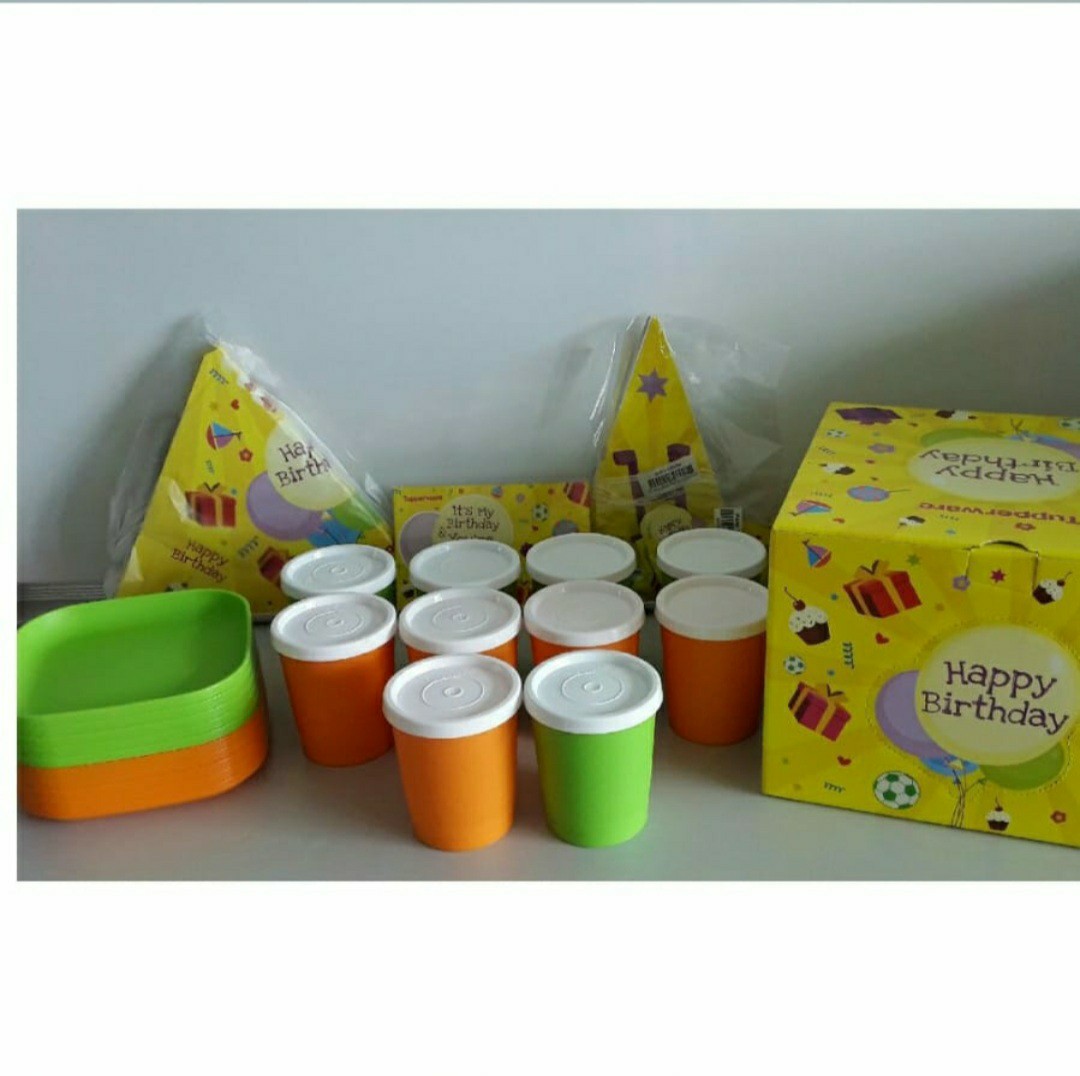 Tupperware Kids' Birthday Party Set, Babies & Kids, Going Out, Other ...