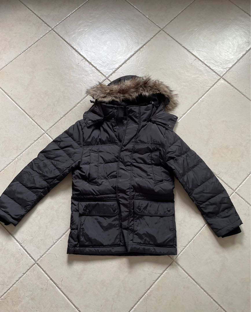 Uniqlo Black Winter Jacket, Men's Fashion, Coats, Jackets and Outerwear ...