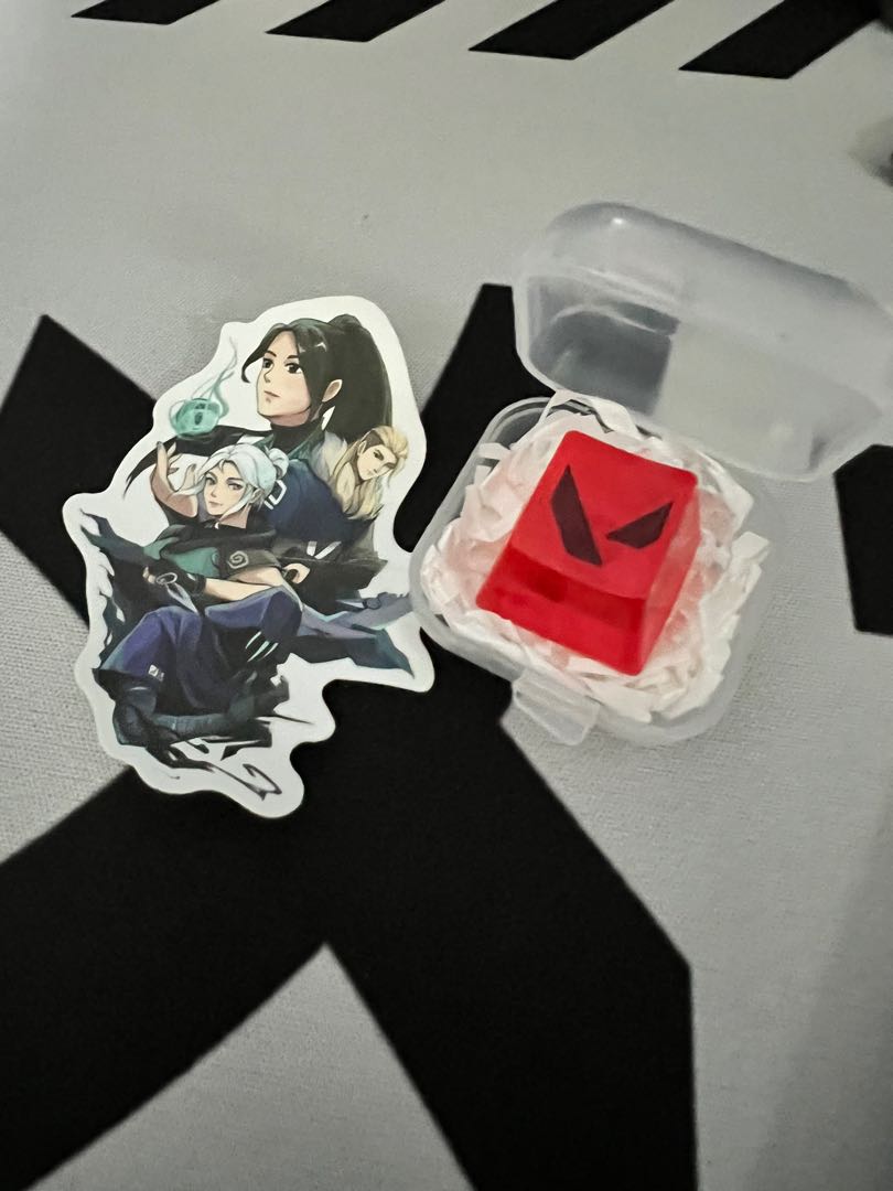 Valorant Logo Artisan Keycap for Mechanical keyboards, Computers & Tech ...