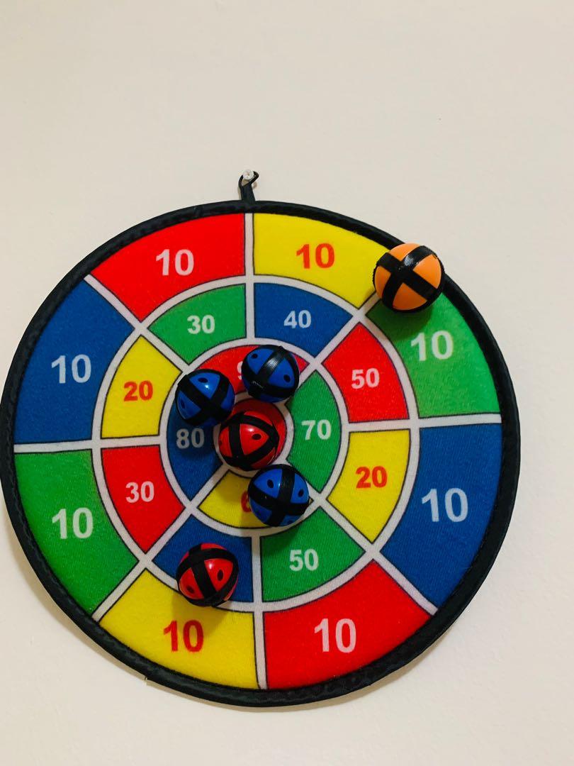 Velcro dart ball board, Hobbies & Toys, Toys & Games on Carousell