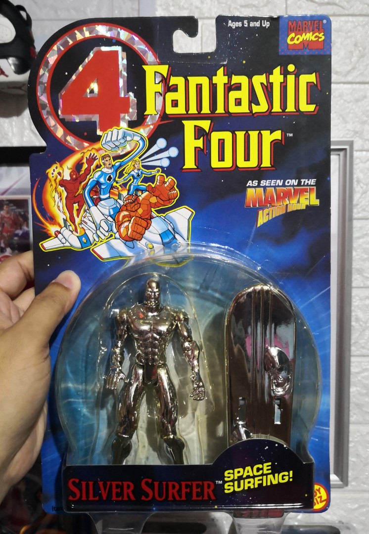 Vintage 1994 F4 SILVER SURFER toybiz, Hobbies & Toys, Toys & Games on ...