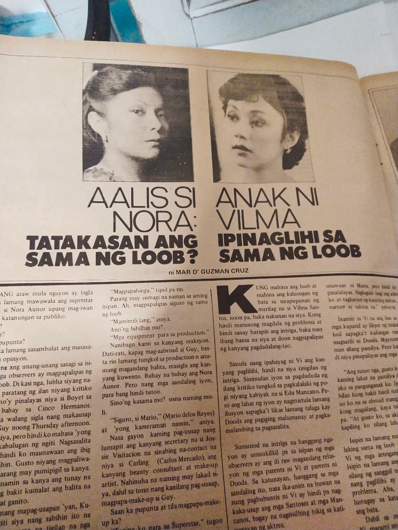 vintage Pinoy magazine "Extra Hot" issue No 1/1981/Hard to find ...