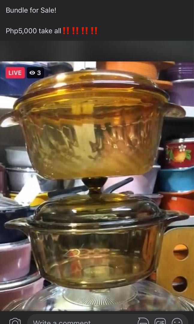 Vision opal ware luminarc, Furniture & Home Living, Kitchenware ...