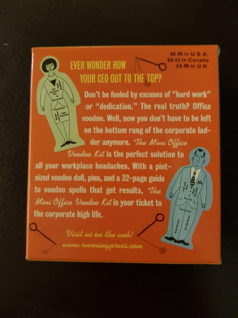 Voodoo Lou's Office Voodoo Kit, Hobbies & Toys, Toys & Games on Carousell