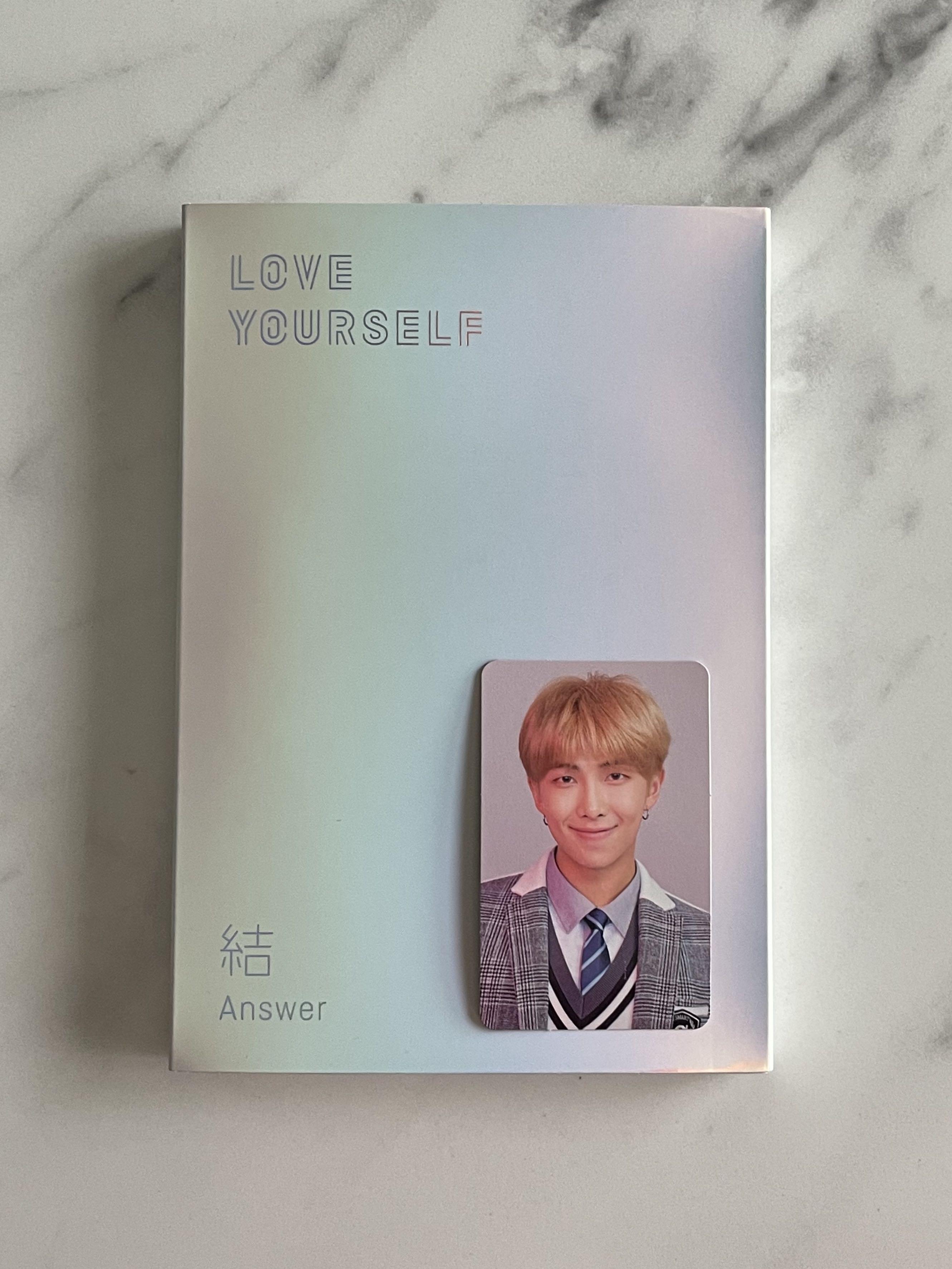 [WTS] BTS LY Answer L Version with Namjoon RM Photocard, Hobbies & Toys ...