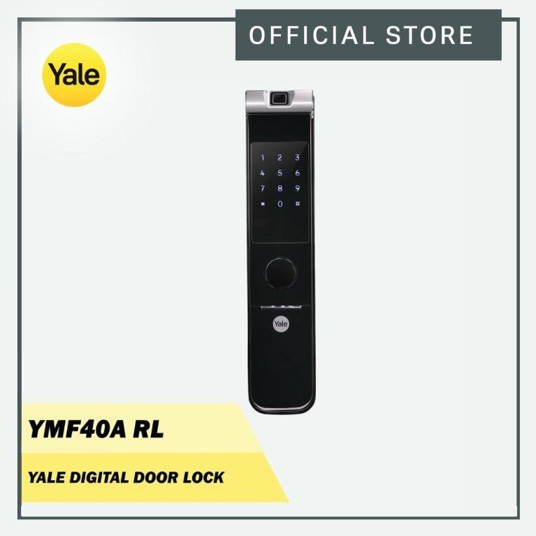 Yale YDR50GA Gate + YMF40A RL Door Digital Lock Bundle (Free Yale ...