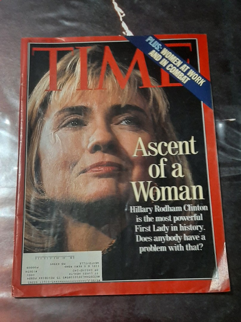May 10, 1993 Time Magazine First Lady Hillary Rodham Clinton Ascent Of ...