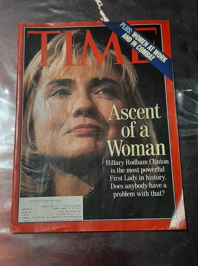 May 10, 1993 Time Magazine First Lady Hillary Rodham Clinton Ascent Of ...