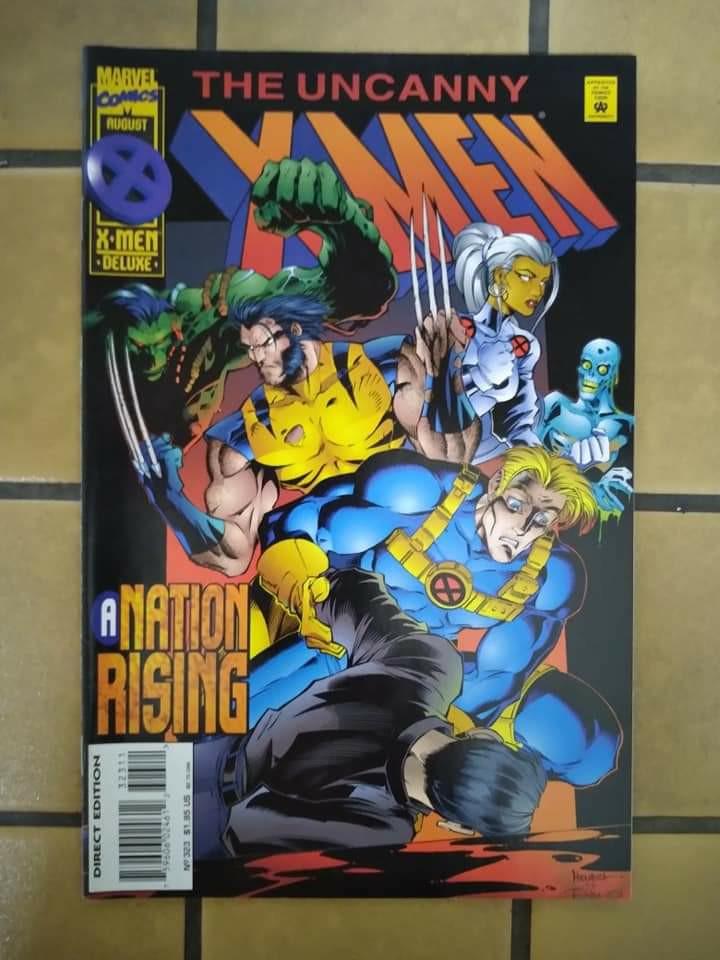 1st team app Gene Nation ( The Uncanny Xmen #323 ) Joe Mad - Cover Art ...