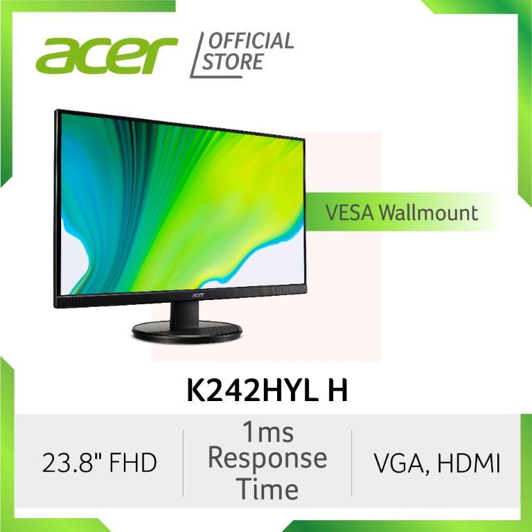 [2021 MODEL] Acer K2 Series K242HYL H 23.8-Inch FHD Monitor with LED ...