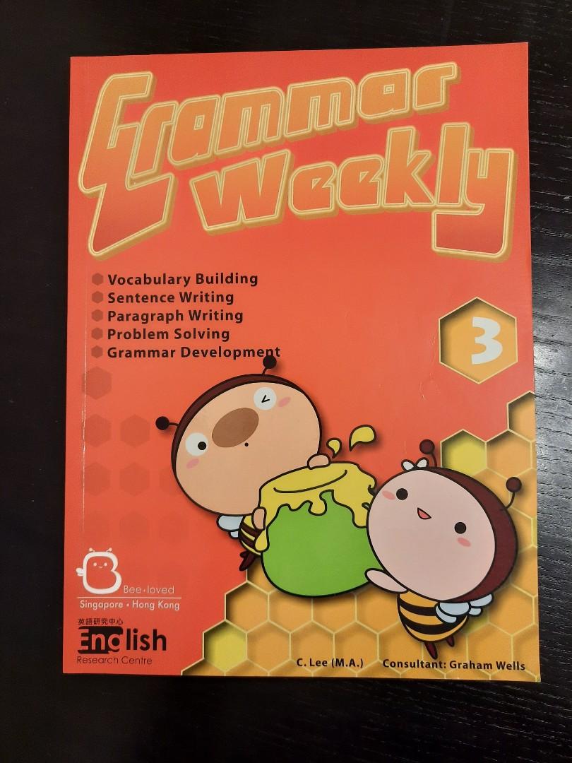 英文練習 Grammar Weekly 1-3, 興趣及遊戲, 書本 & 文具, 小朋友書 - Carousell