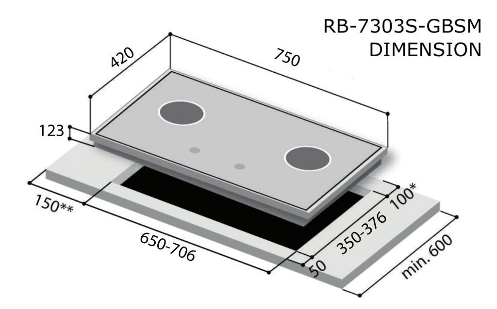 [ RINNAI] BUNDLE PROMO! LIMITED TIME OFFER RINNAI COOKER HOOD AND HOB RH-S329-PBR + RB-7302S-GBS ...