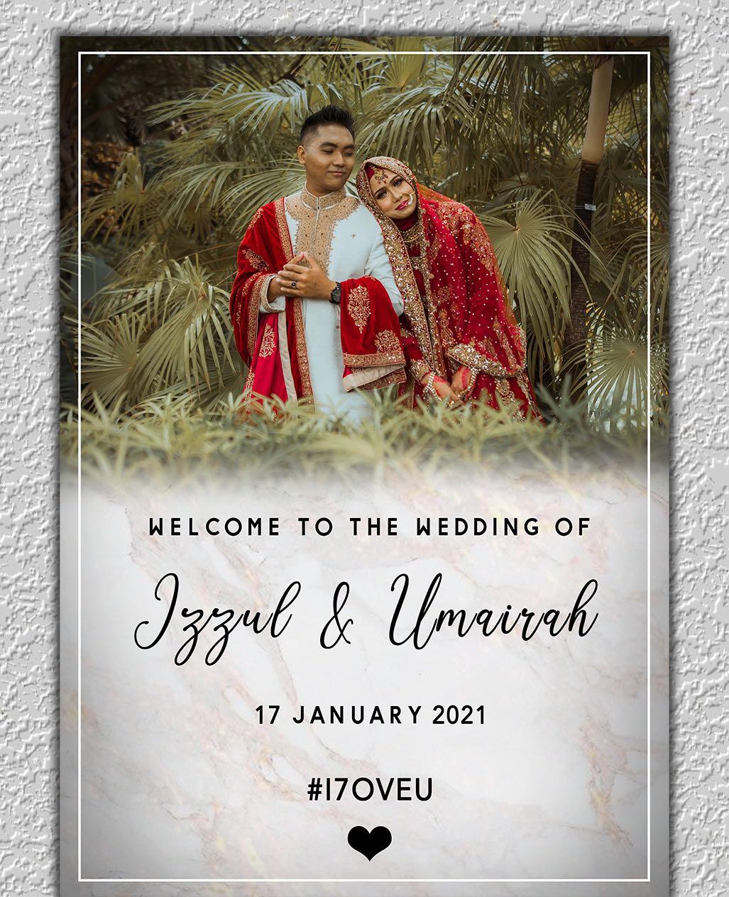 A2 Custom Welcome Board with Photo, Hobbies & Toys, Stationery & Craft ...