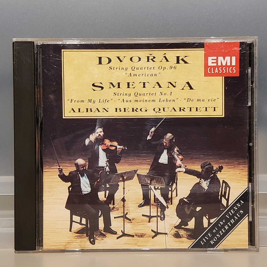 Alban Berg Quartet plays Dvorak American & Smetana From My Live EMI LIVE Recording Classical ...