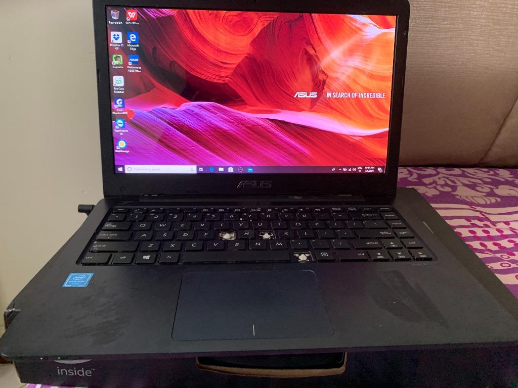 Asus E402S 14 inch used laptop-2015, Pentium N3700 CPU, 4GB RAM, 500GB ...