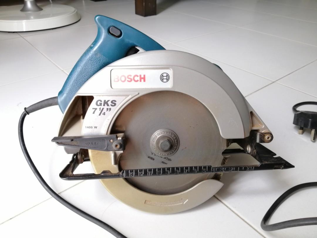 Bosch GKS 140 Circular Saw, Furniture & Home Living, Home Improvement ...