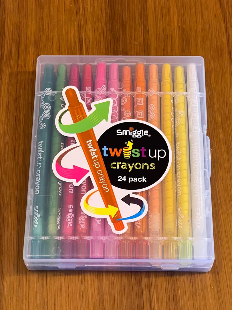Brand New Smiggle 24 Crayons, Hobbies & Toys, Stationery & Craft, Craft ...