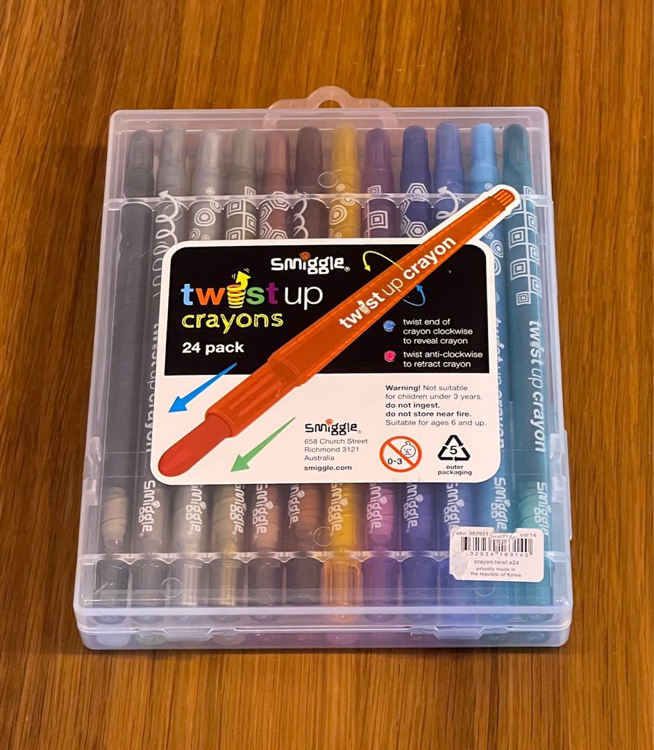Brand New Smiggle 24 Crayons, Hobbies & Toys, Stationery & Craft, Craft ...