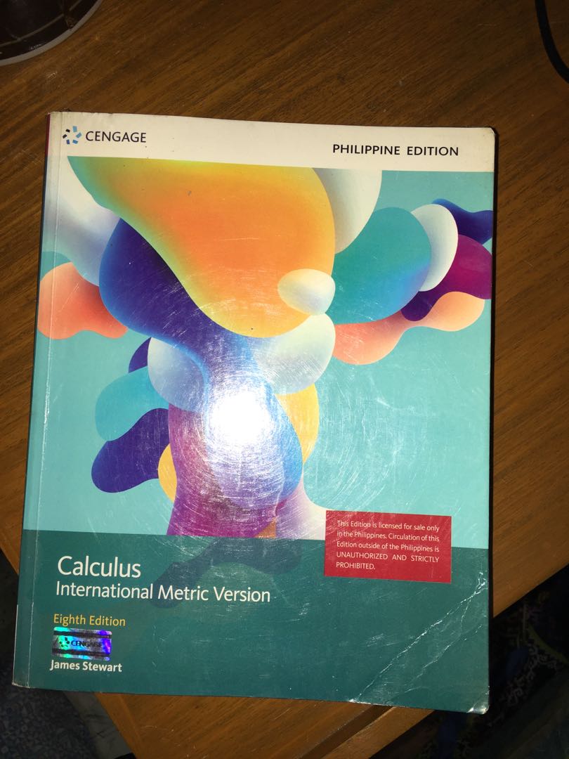 Calculus (Cengage Philippine edition), Hobbies & Toys, Books ...