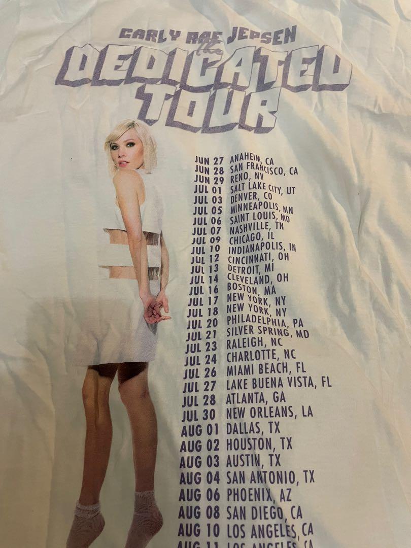 Carly Rae Jepsen Dedicated Tour official merch, Hobbies & Toys, Music ...