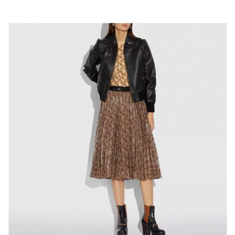 Coach Woman’s Leather Jacket, Women's Fashion, Coats, Jackets and ...