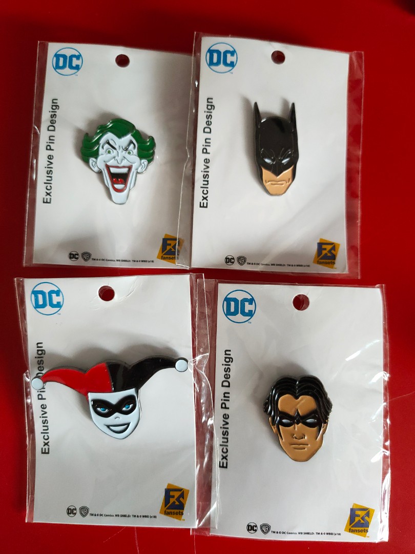 Dc exclusive pins batman, Hobbies & Toys, Toys & Games on Carousell