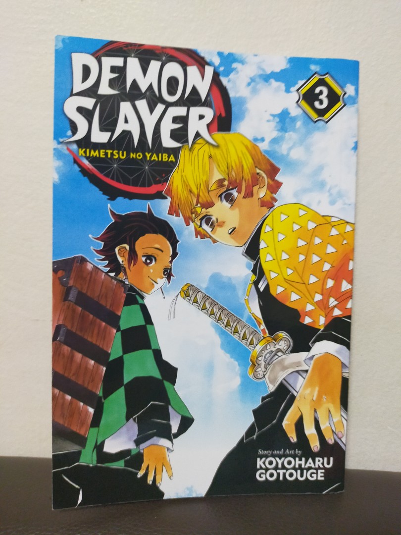 Demon slayer Volume 3 anime comic, Books & Stationery, Comics & Manga ...